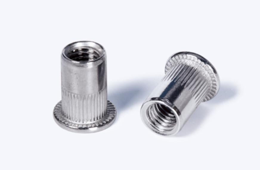 Rivet Nut, Stainless Steel Flat Head Knurled Body Rivet Nut| XINCHI